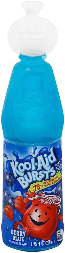 Kool-Aid Bursts Single Berry Blue 6.75oz X 12 Units – candyville.ca
