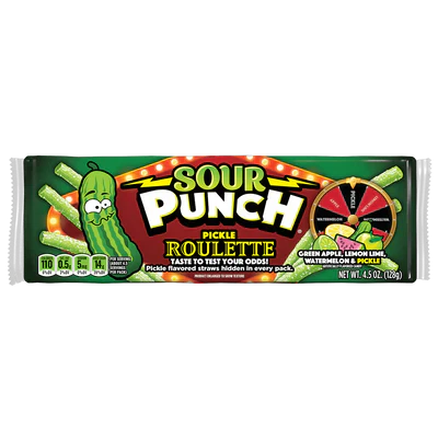 Sour Punch Pickle Roulette 4.5oz X 12 Units – candyville.ca