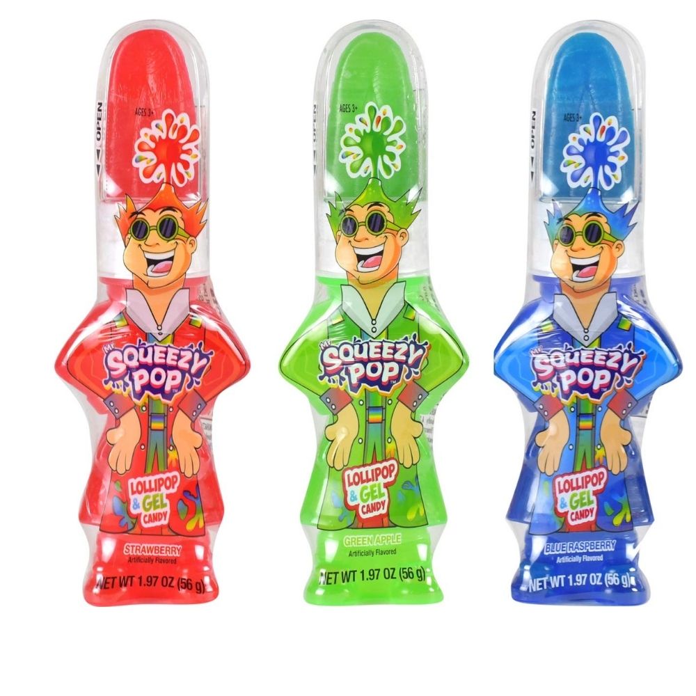 Koko's Mr Squeezy Pop Squeeze-N-Lik 1.9oz X 12 Units – candyville.ca